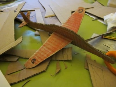 Tutoriel avions en carton avec gabarit et patron