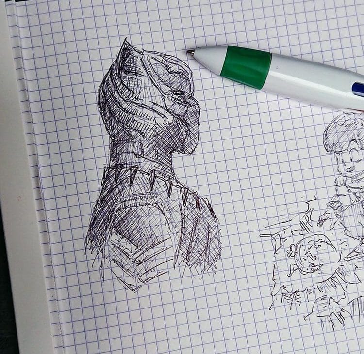 Comment réaliser un dessin au stylo-bille