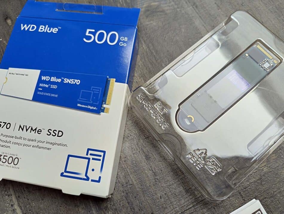 Test de la carte SSD Western Digital WD Blue SN570