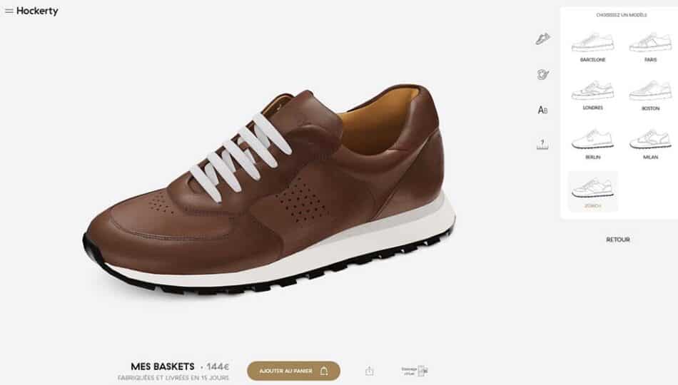 Hockerty : les sneakers deviennent personnalisées grâce à la réalité ...