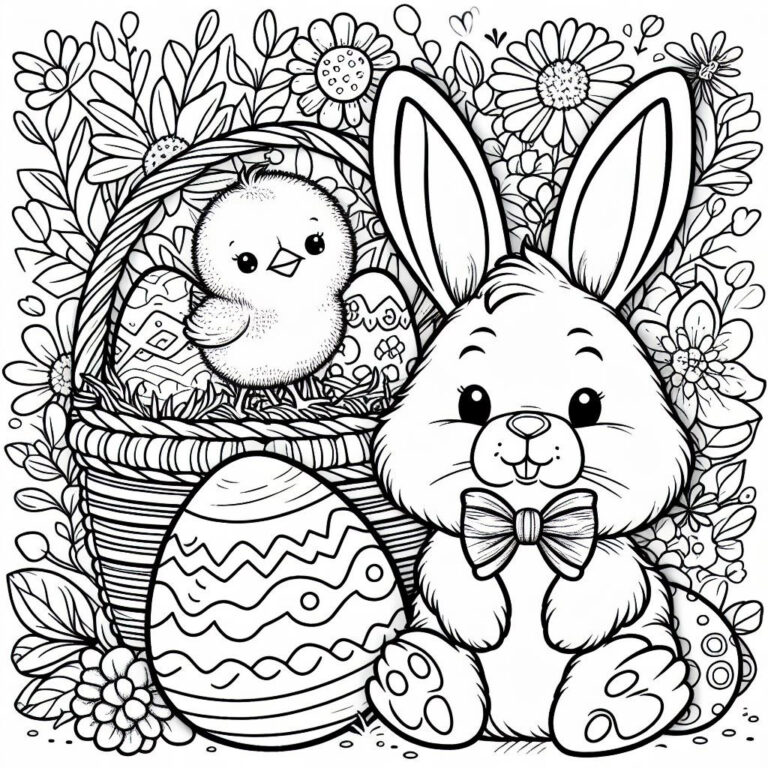 Coloriages de Pâques gratuits à imprimer