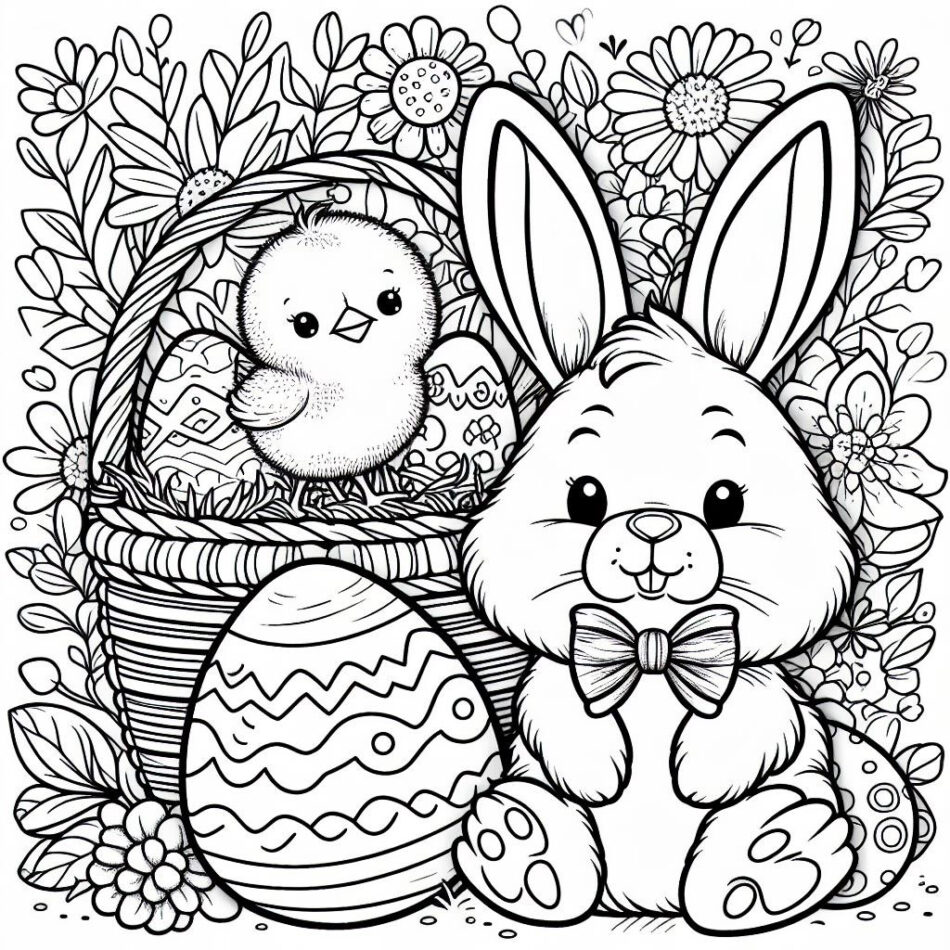 Coloriages de Pâques gratuits à imprimer