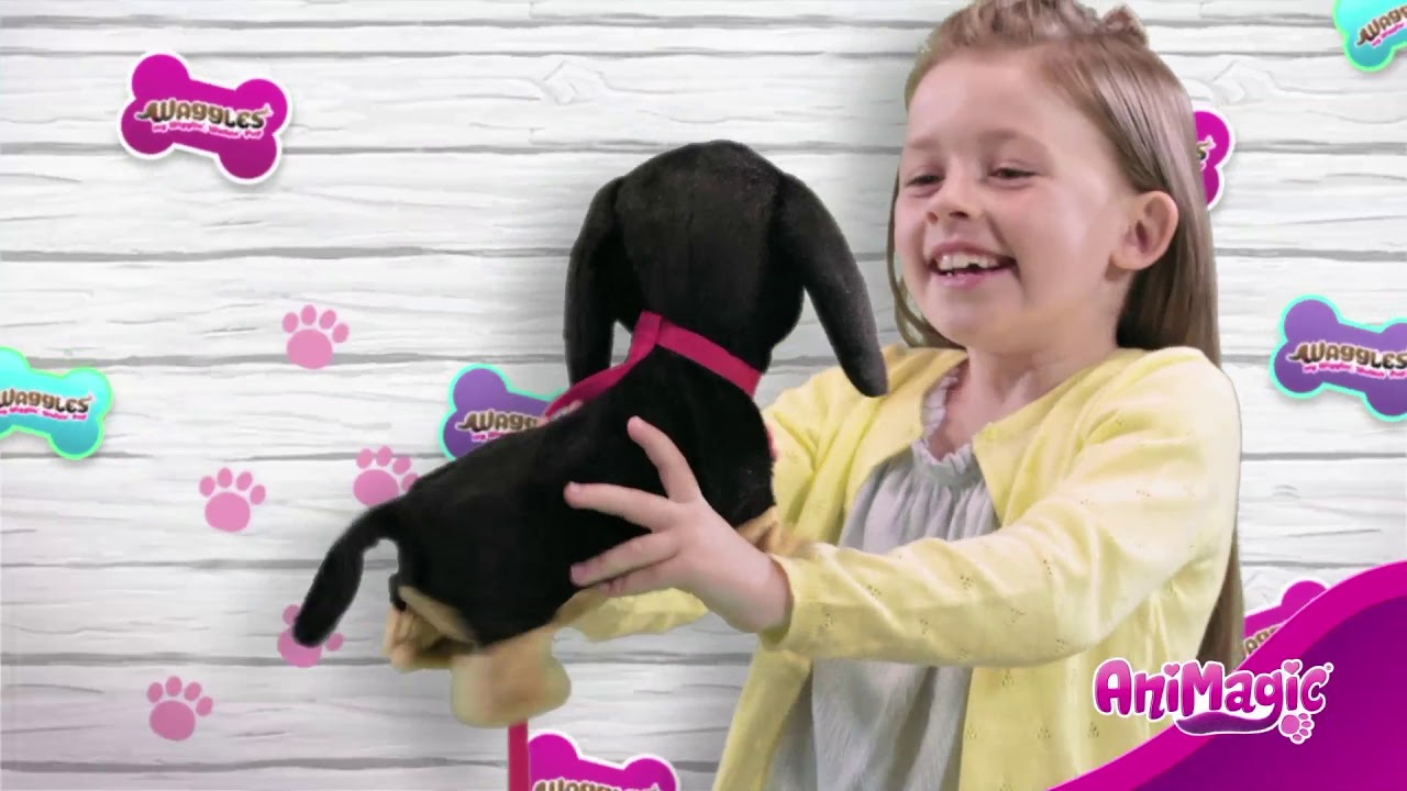 Les nouveaux chiens animés Animagics : Waggles le Teckel et Lizzie le ...