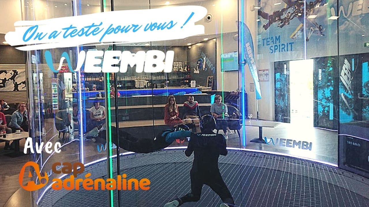 On a testé Weembi simulateur de chute libre Lille avec Cap Adrenaline